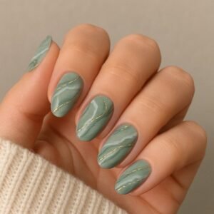 21 Stunning Sage Green Nail Designs for a Chic, Modern Look.