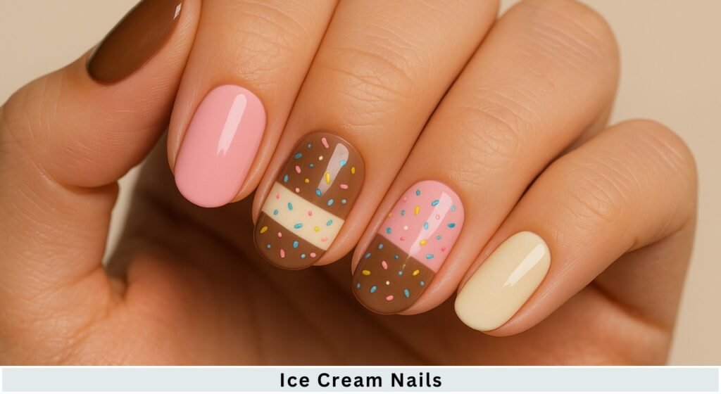 21 Ice Cream Nails Ideas That Look Sweet Enough to Eat.